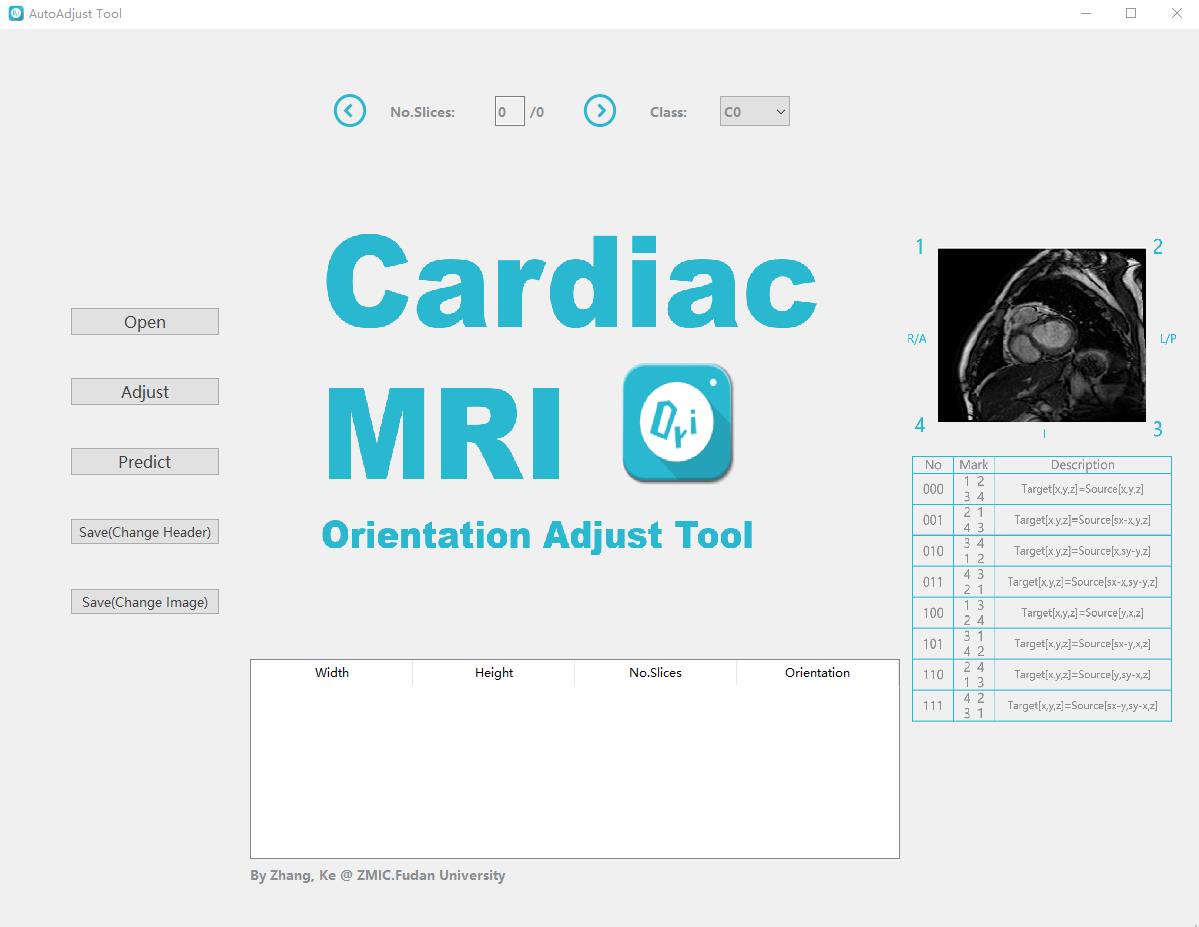 Cardiac MRI Orientation Adjust Tool | Orientation-Adjust-Tool
